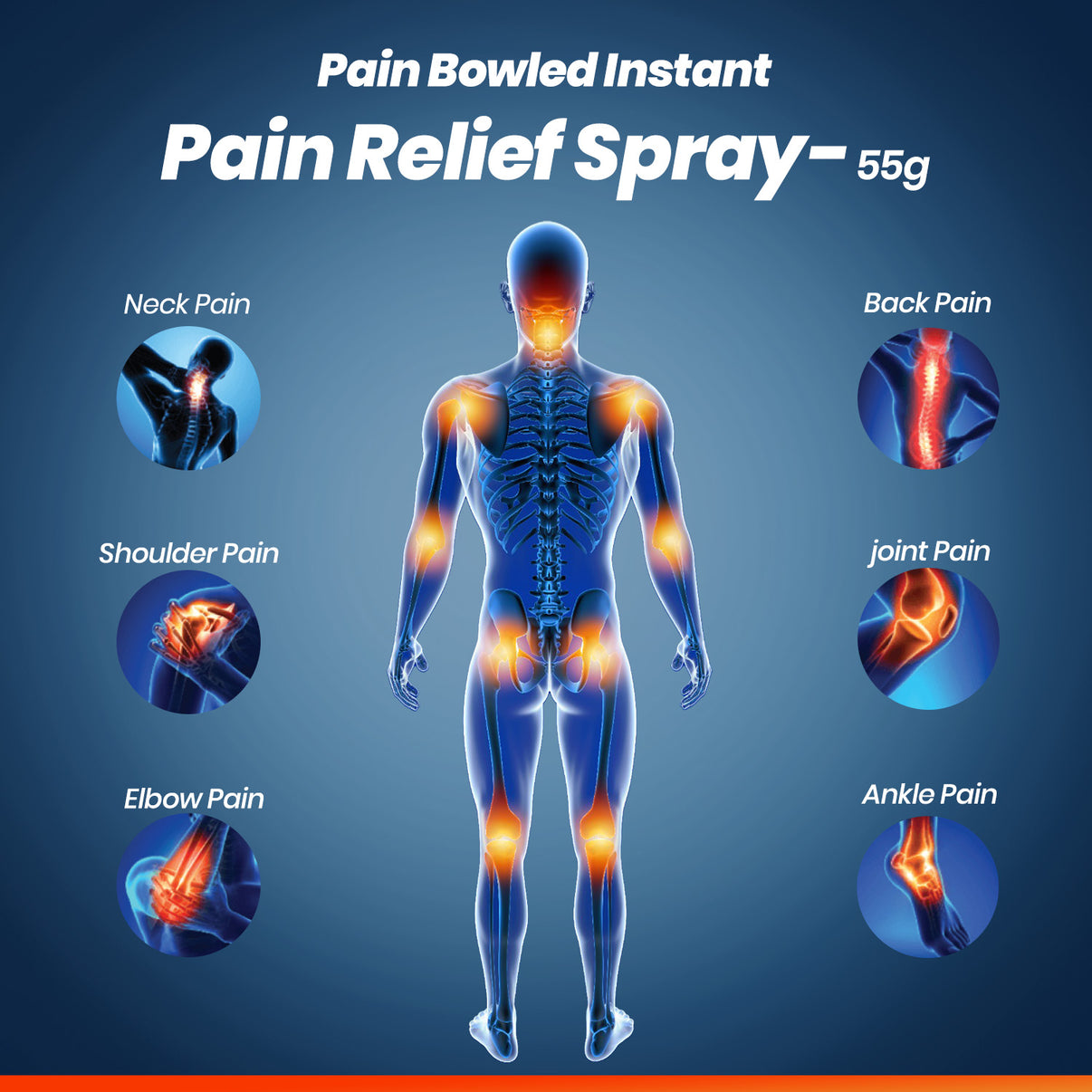 Pain Bowled Spray | Instant Relief for Muscle & Joint Pain – Sehatokart